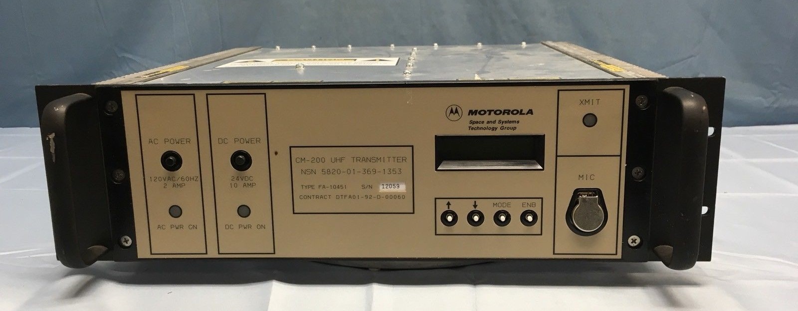 The Motorola CM200, CM300 and PM400 (and similar) Mobile Radio Index page